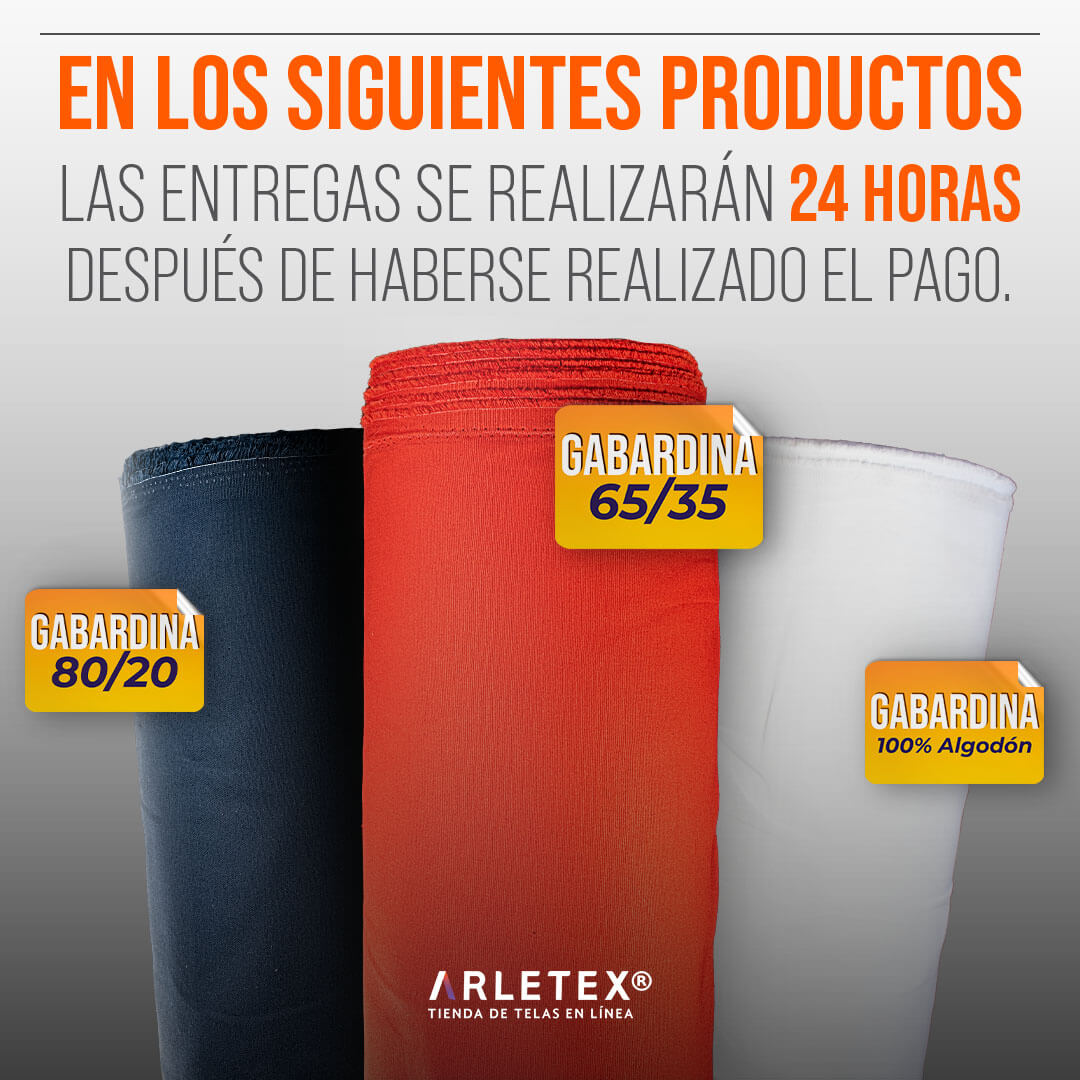 🏆 Tela Gabardina | Tela Gabardina Por Rollo | Arletex 📍